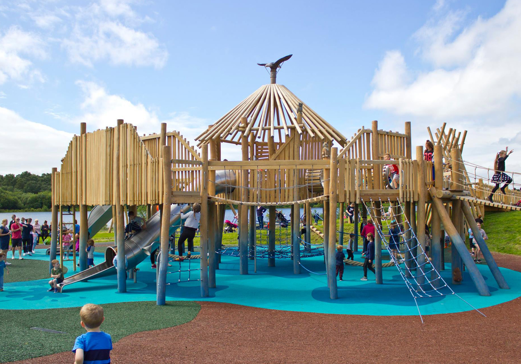 Play Area at Drumpellier Country Park - Scotland - Hawthorn Heights Ltd